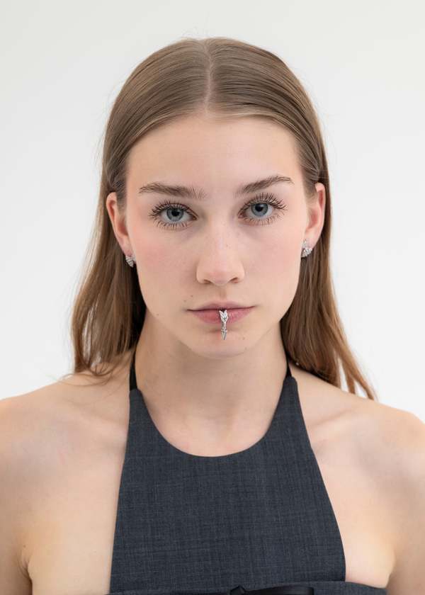 Shushu/Tong Arrow Lip-Ring | Garmentory