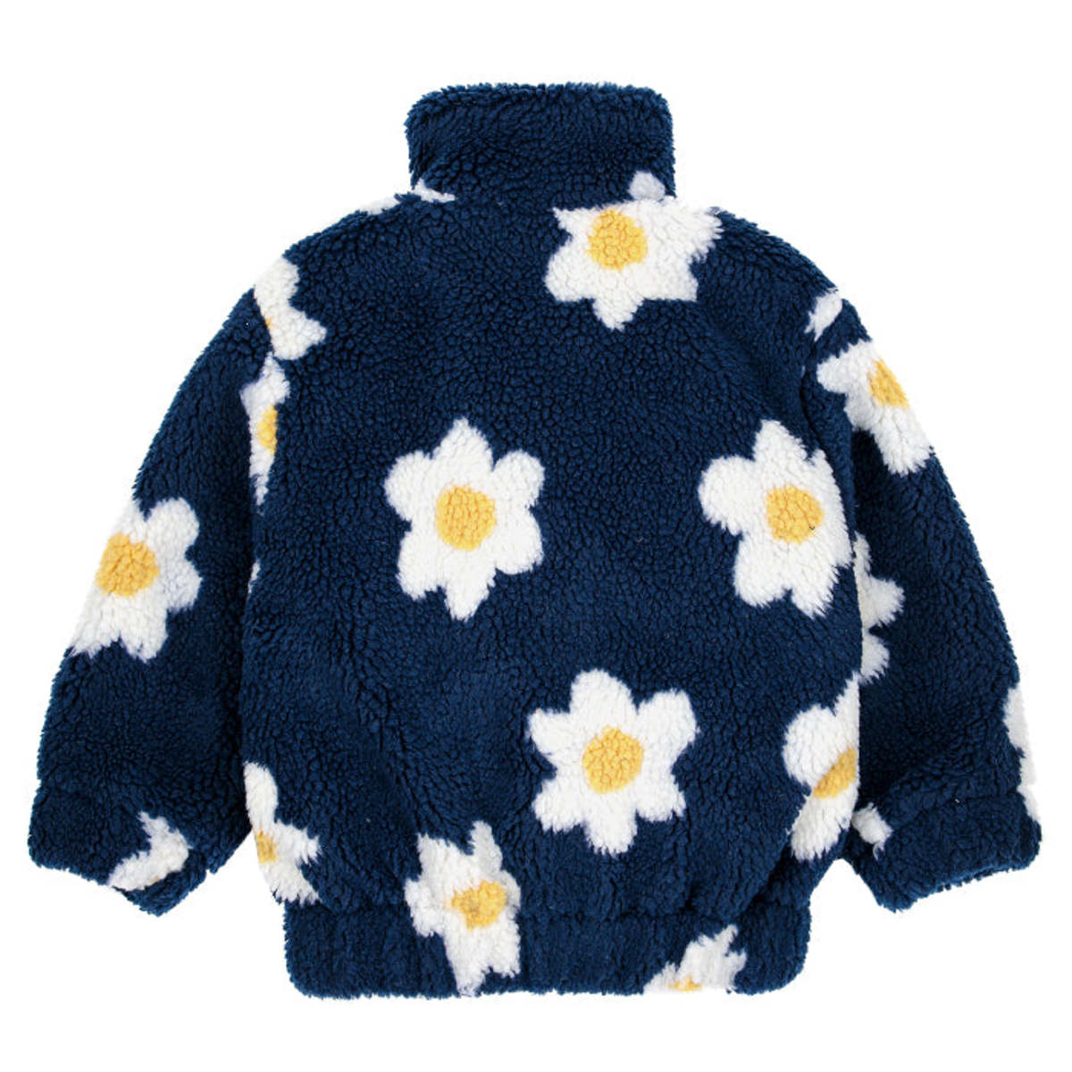 Kids Bobo Choses Child Big Flower Teddy Bomber Jacket - Navy Blue ...