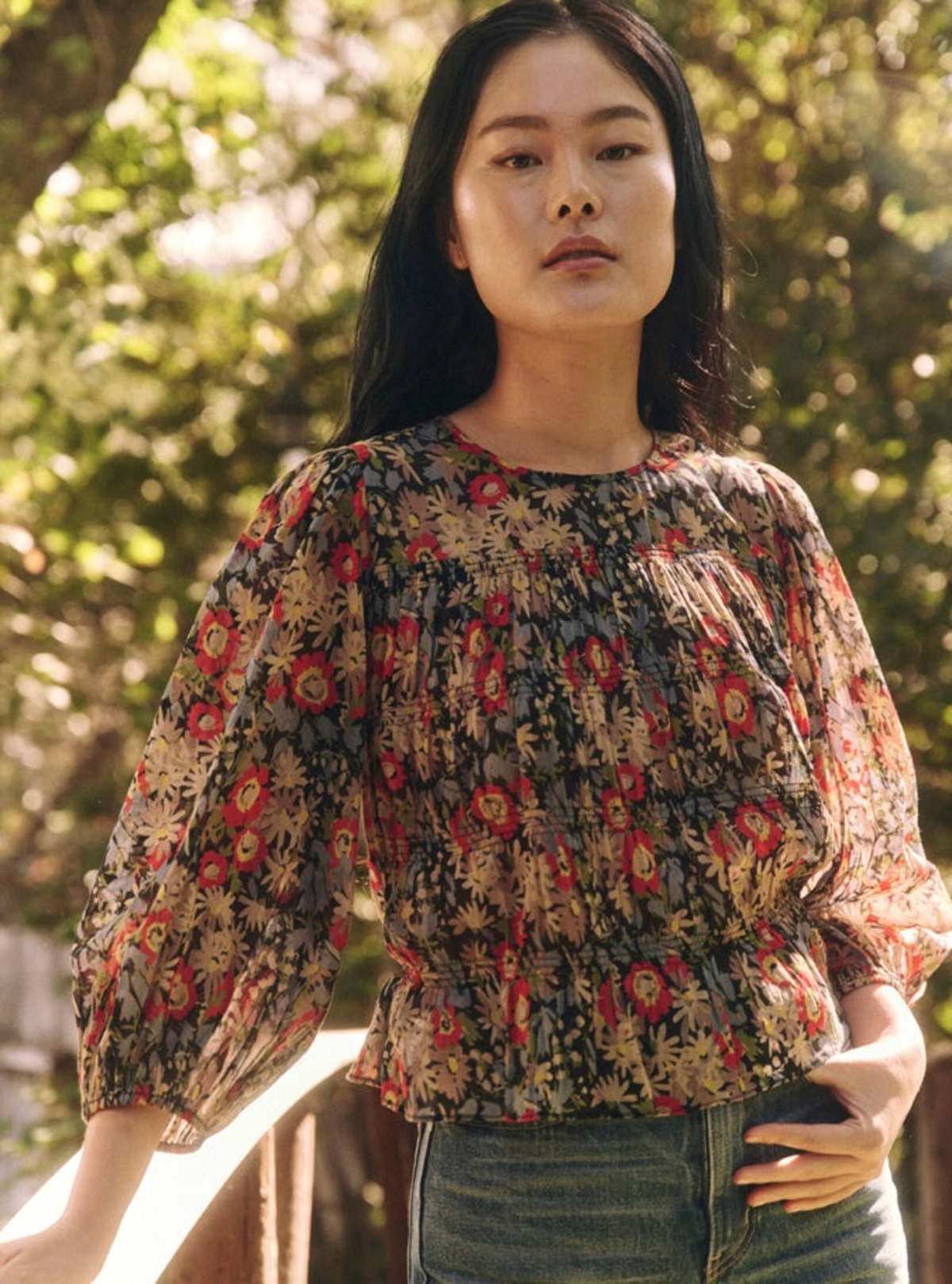 The Great The Daze Top - Twilight Floral | Garmentory