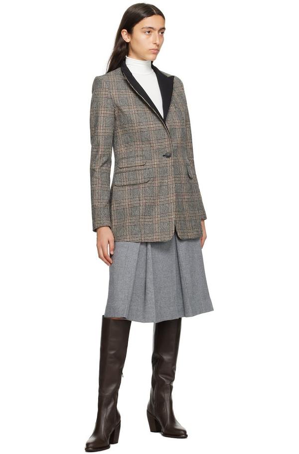 Rag & Bone Gray Garnet Midi Skirt - Heather Grey | Garmentory