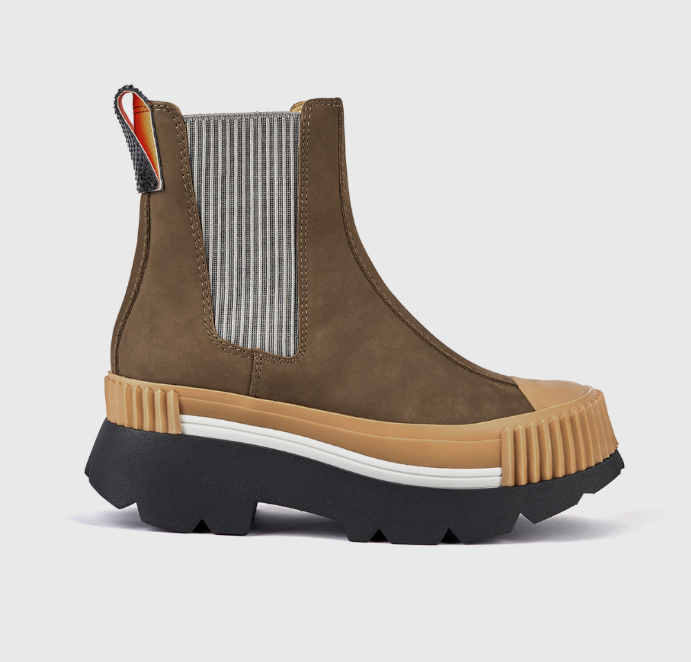 4cccees Esker Chelsea Boots - Khaki | Garmentory