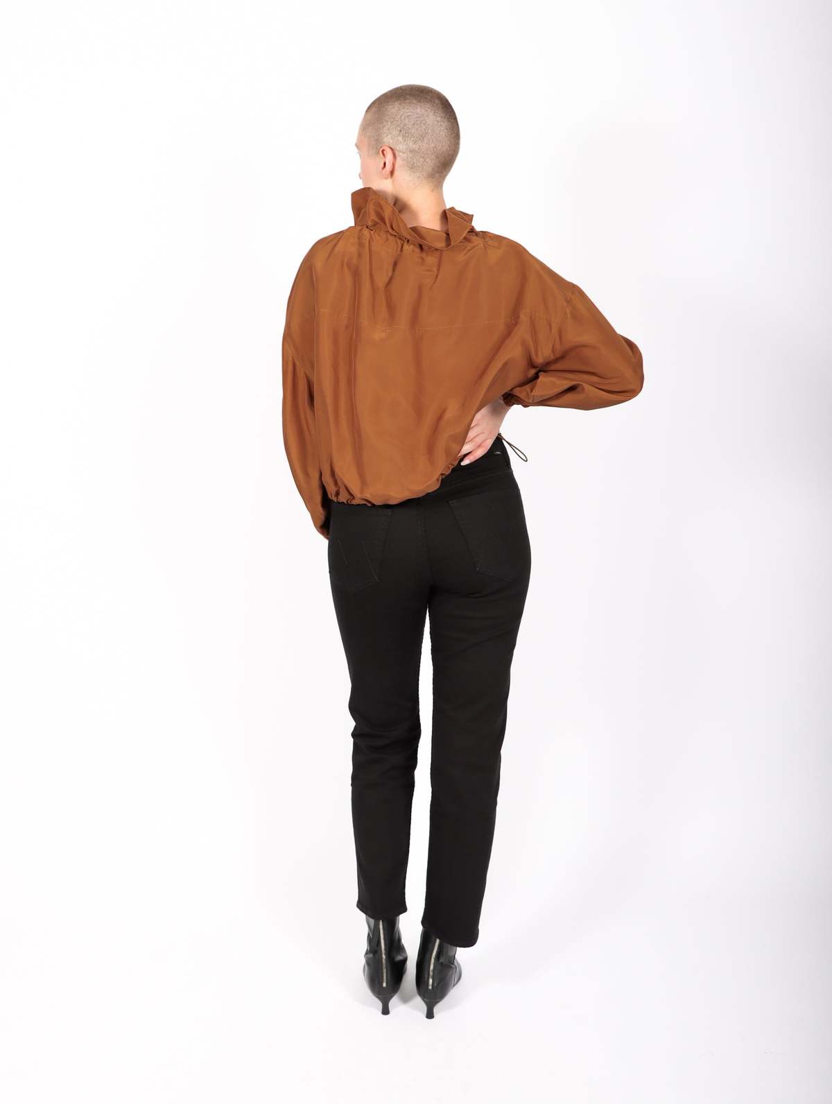 Ulla Johnson Kamara Blouse - Chocolate | Garmentory