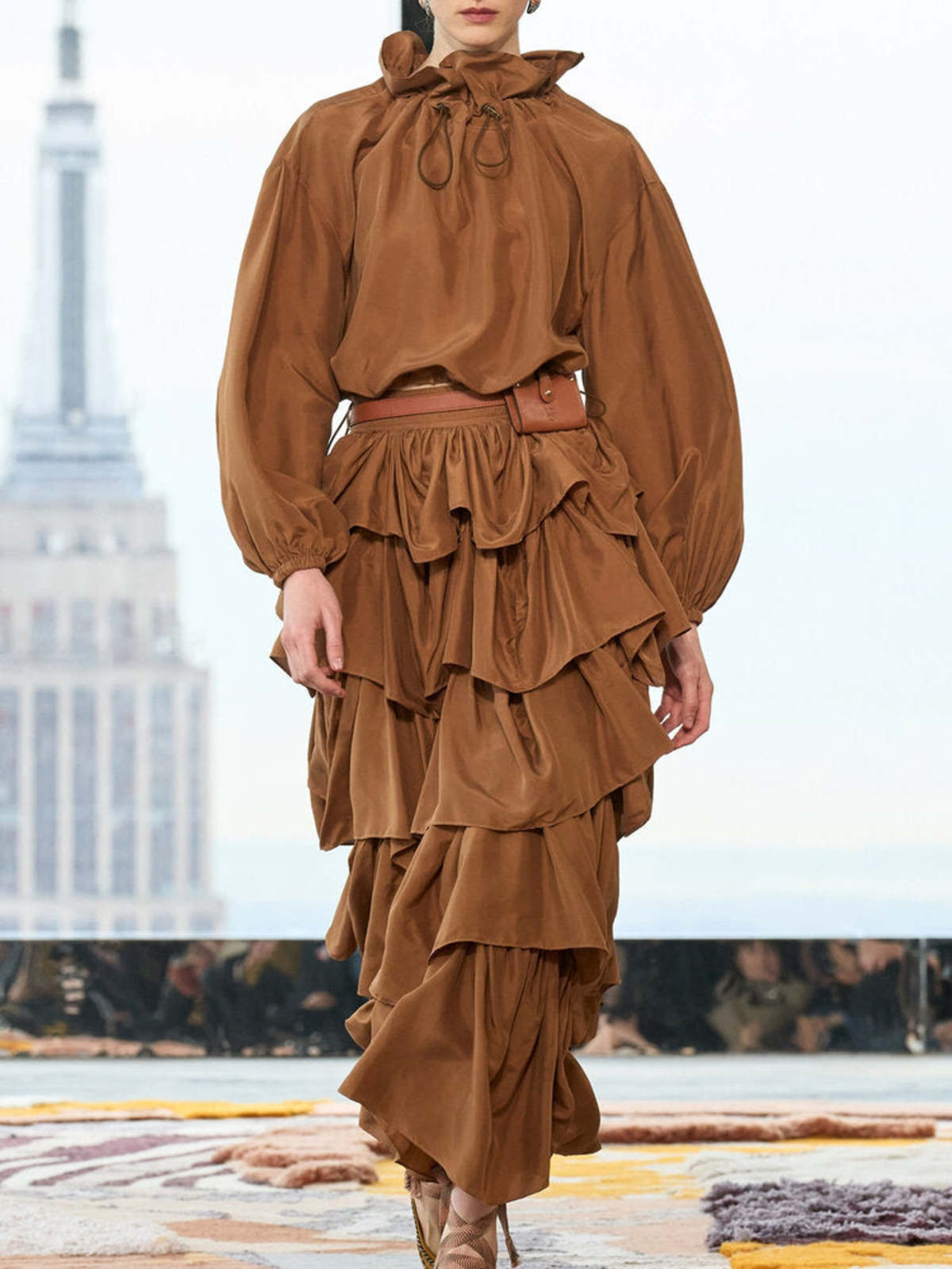 Ulla Johnson Kamara Blouse - Chocolate | Garmentory