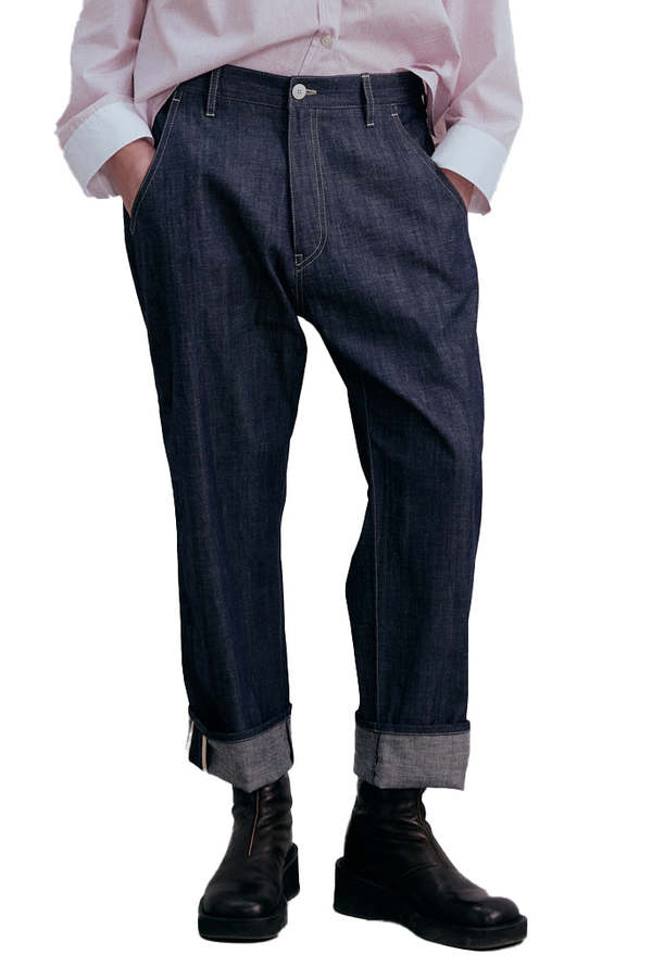 Sibel Saral Boy Pants - Denim | Garmentory