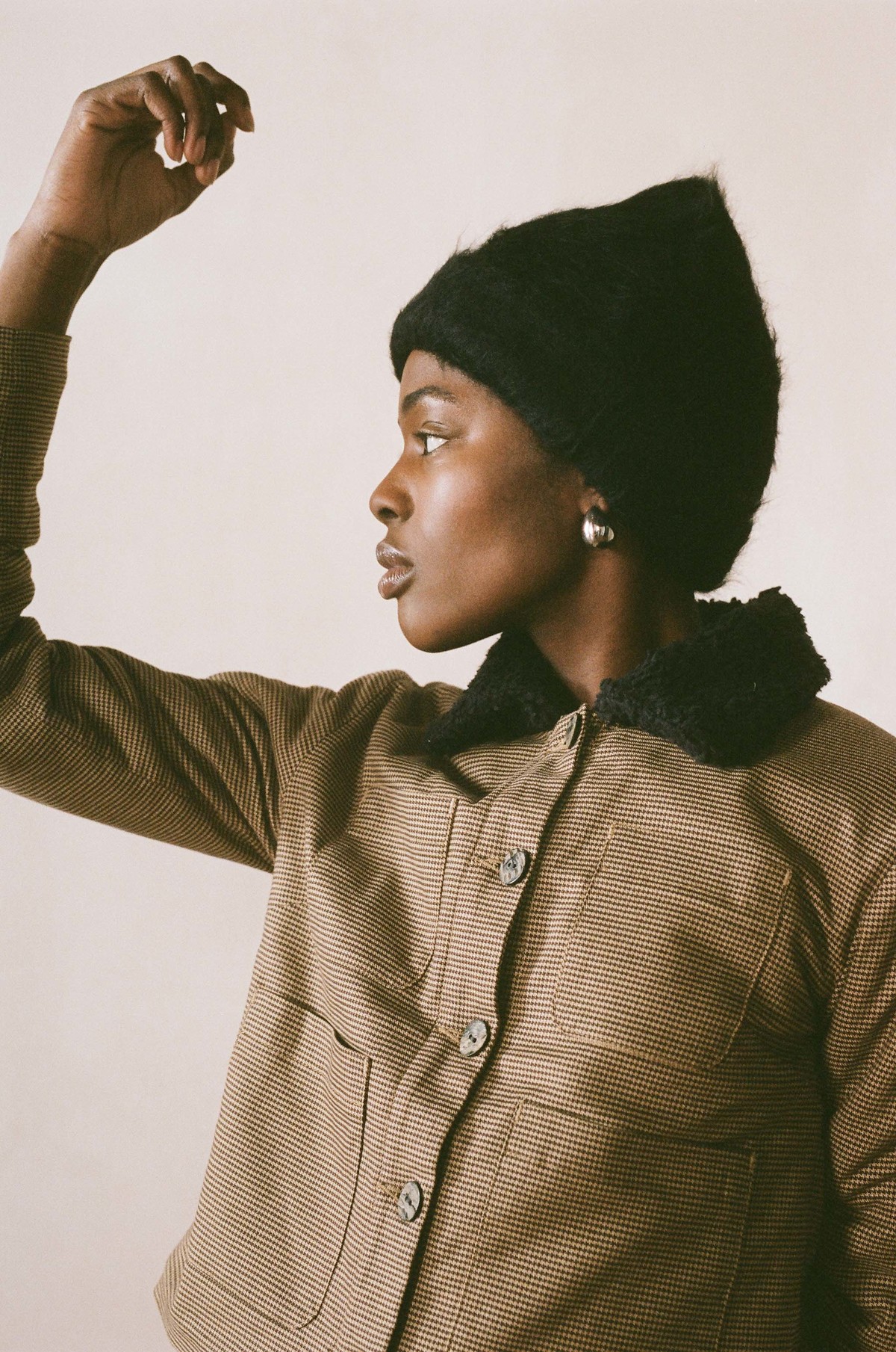 Maria Stanley MILO JACKET - Tan/Dark Brown | Garmentory