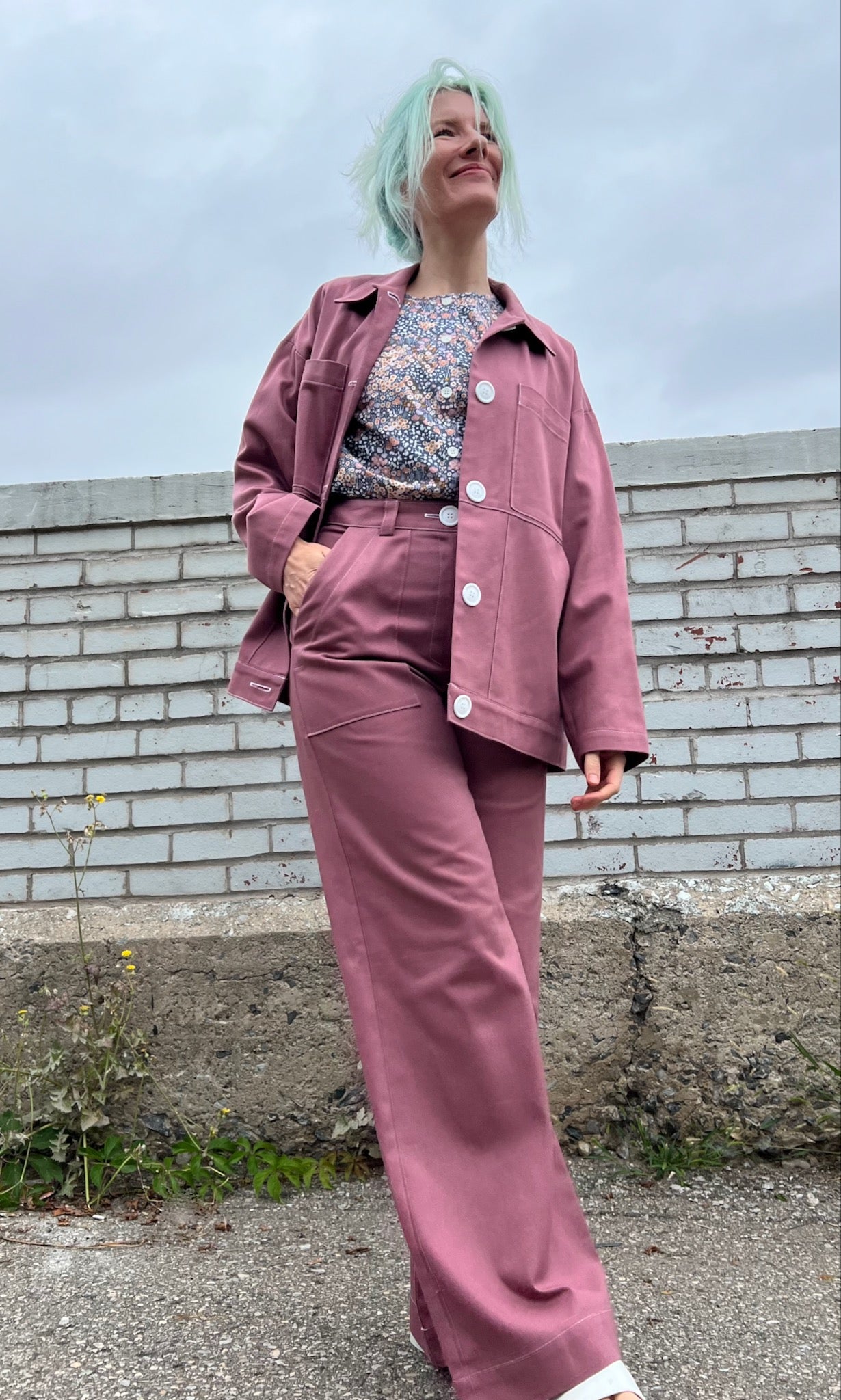 Birds of North America Bonxie Pant - Nightfall Rose | Garmentory