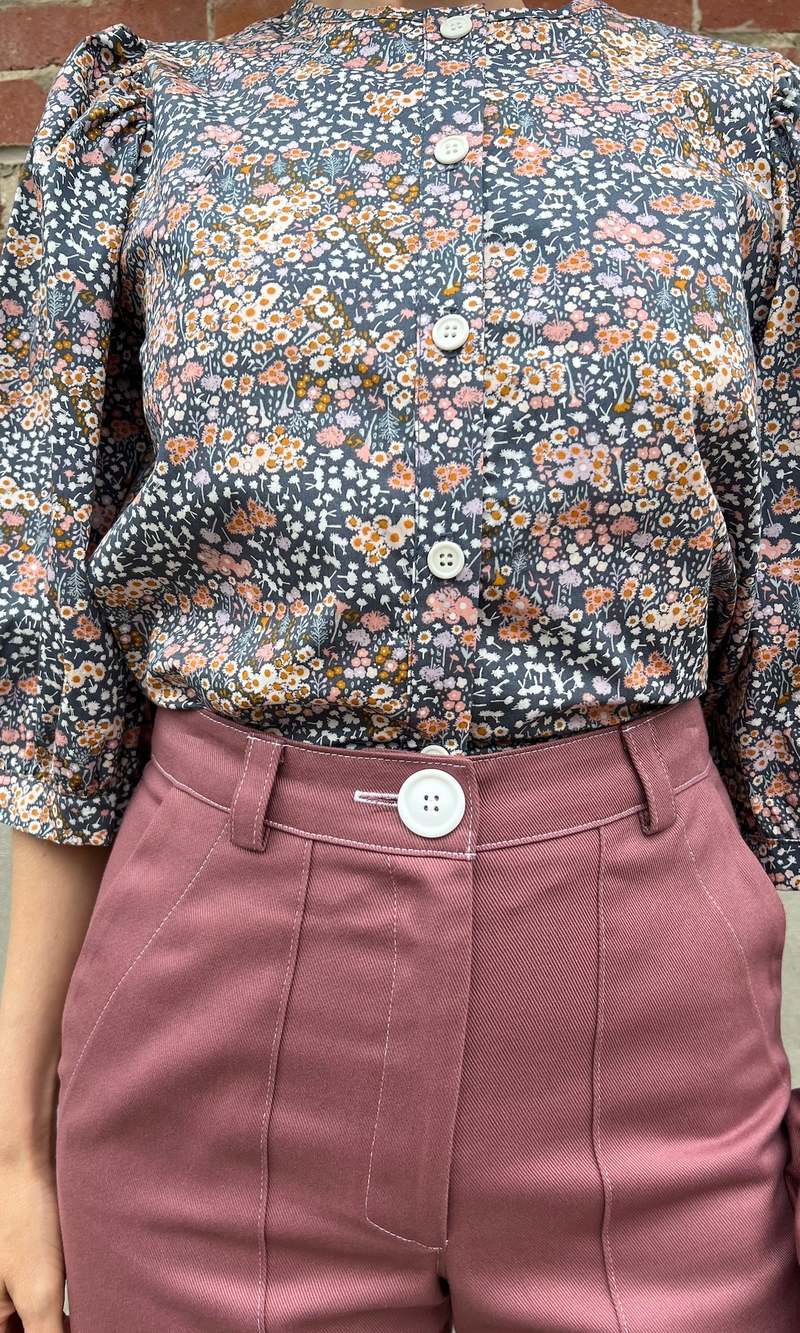 Birds of North America Bonxie Pant - Nightfall Rose | Garmentory