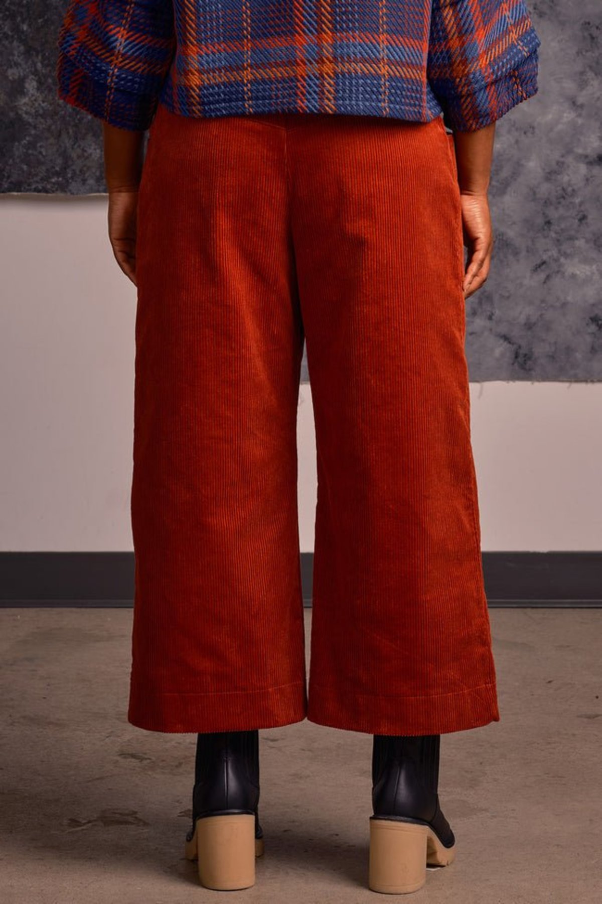 Jennifer Glasgow Elliot Corduroy Pants - Rust | Garmentory