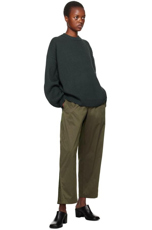 Studio Nicholson Toba Trousers - Green | Garmentory