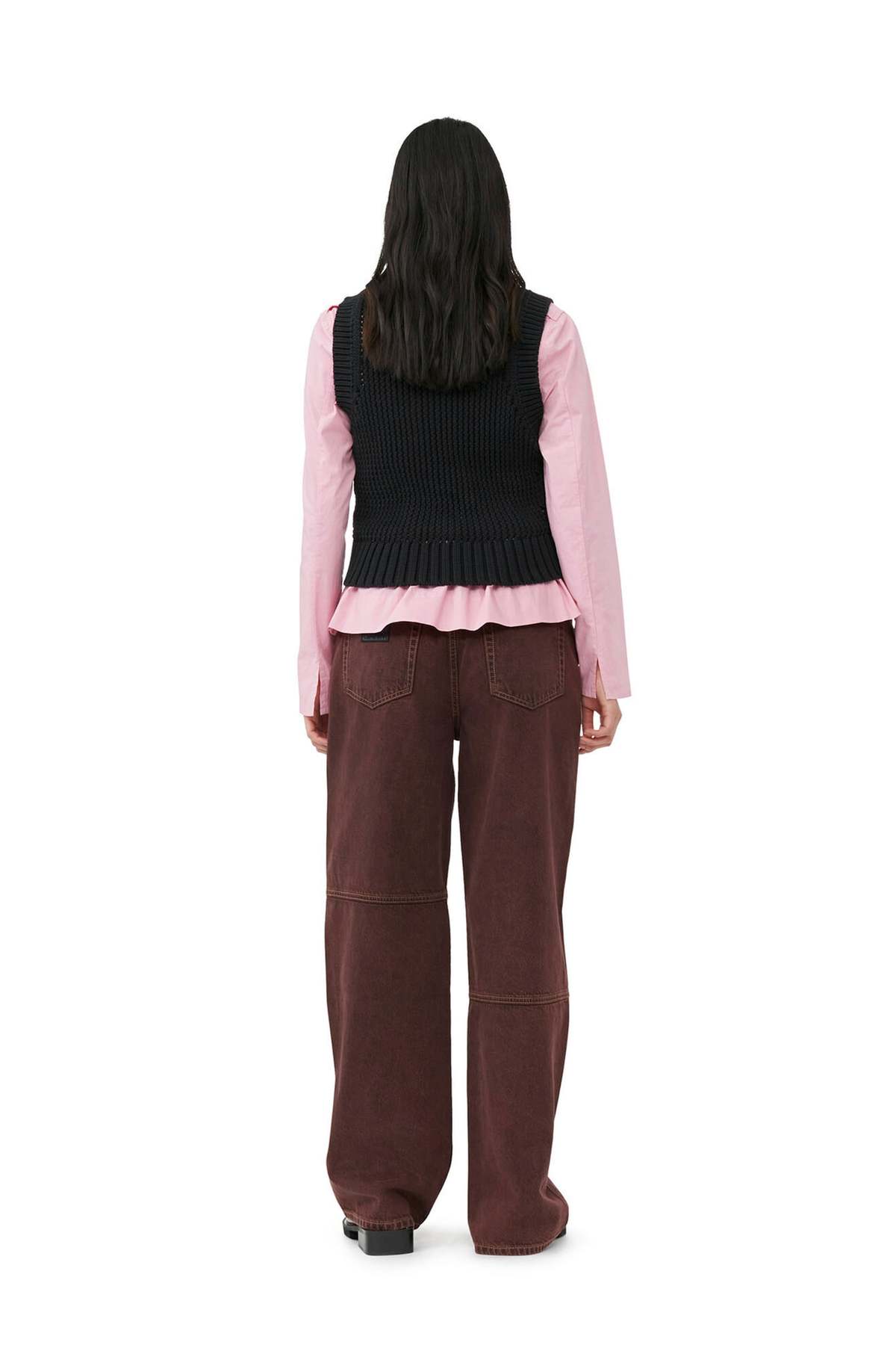 Ganni Cotton Rope Vest | Garmentory