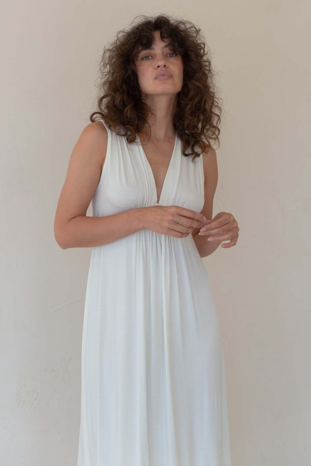 Rachel Pally Long Sleeveless Caftan White Garmentory