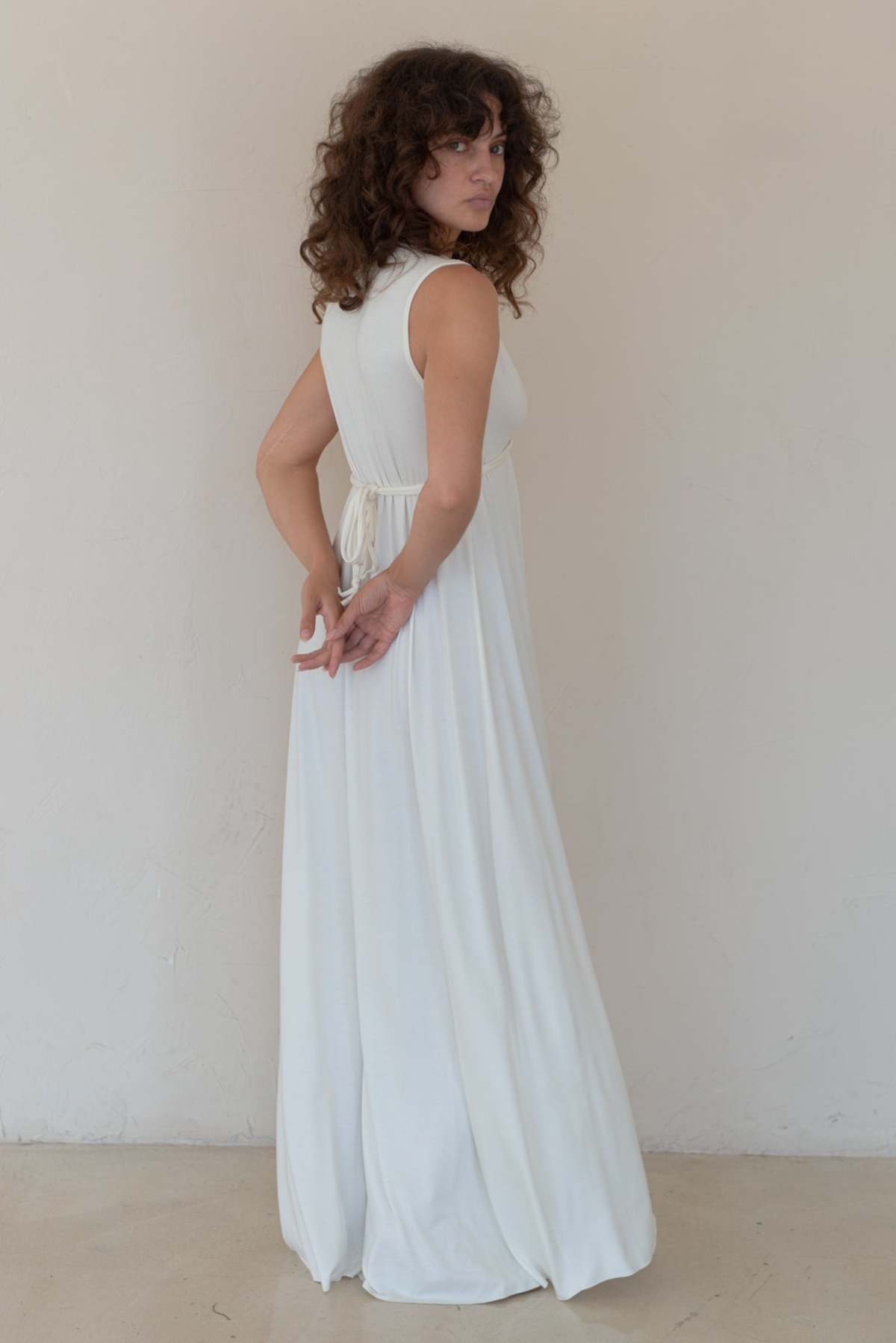 Rachel Pally Long Sleeveless Caftan White Garmentory