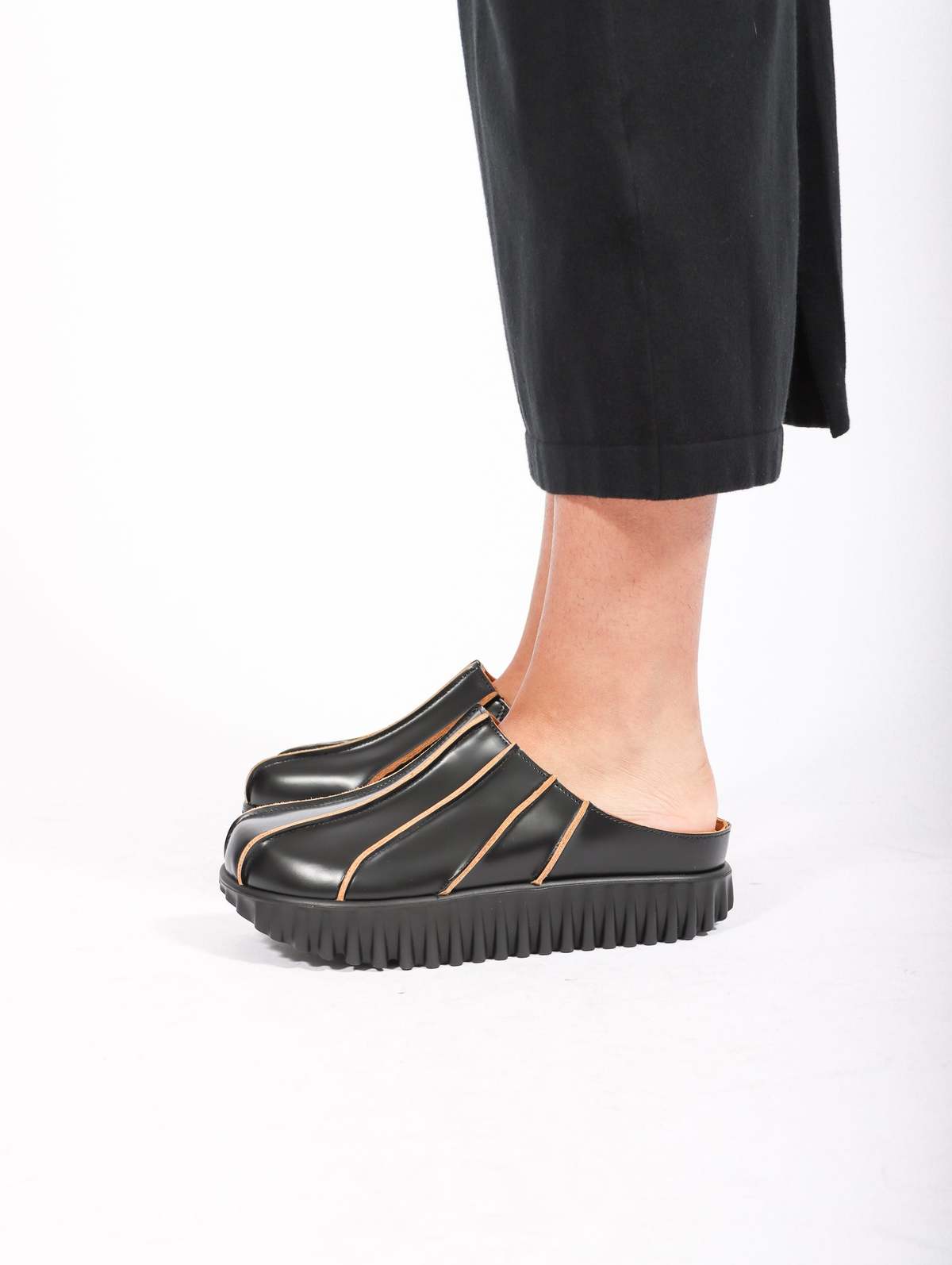 Waffo Mule in Black by 4CCCCEES | Garmentory