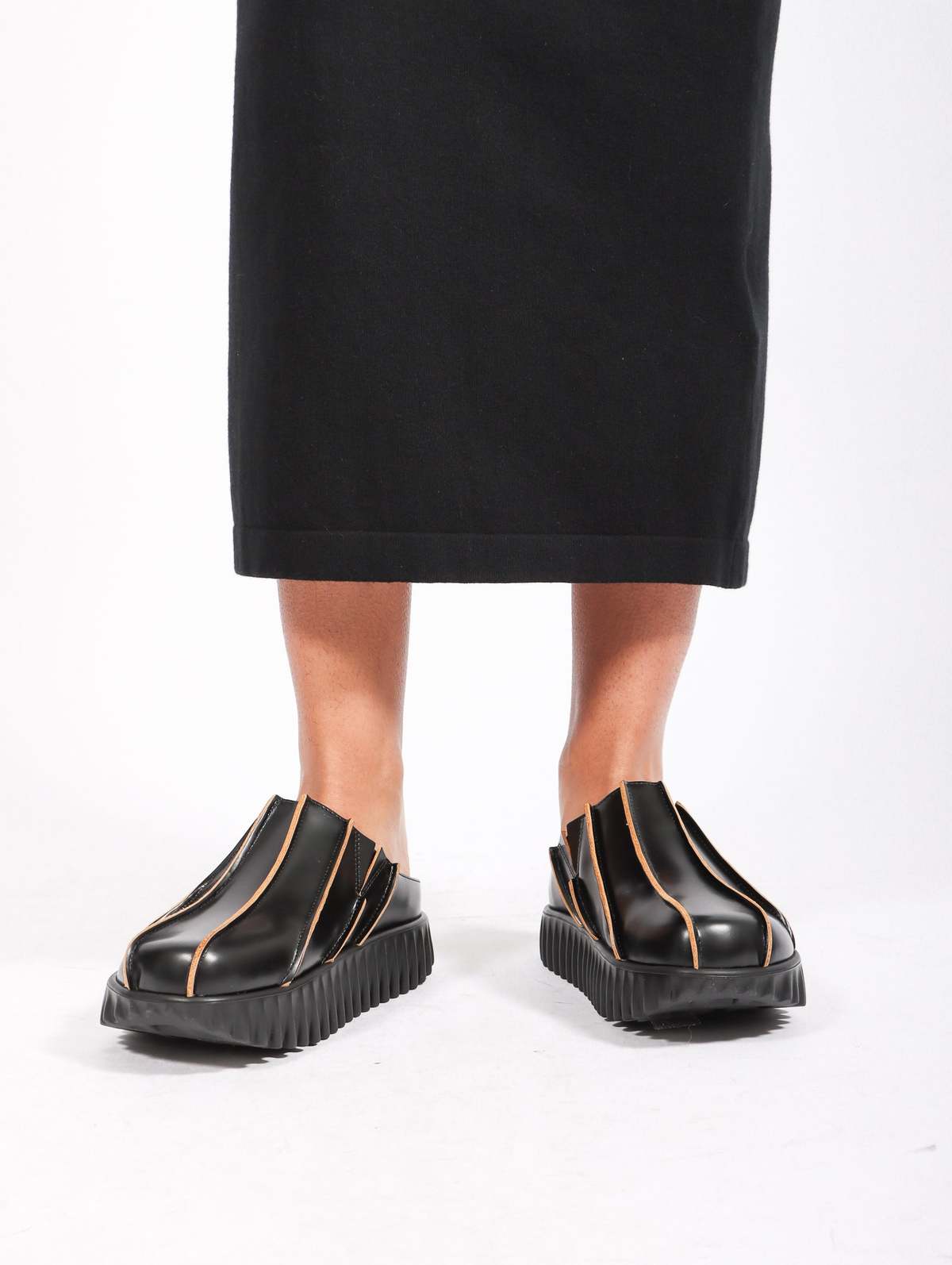 Waffo Mule in Black by 4CCCCEES | Garmentory