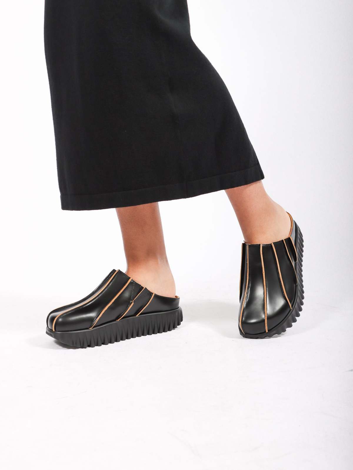 Waffo Mule in Black by 4CCCCEES | Garmentory