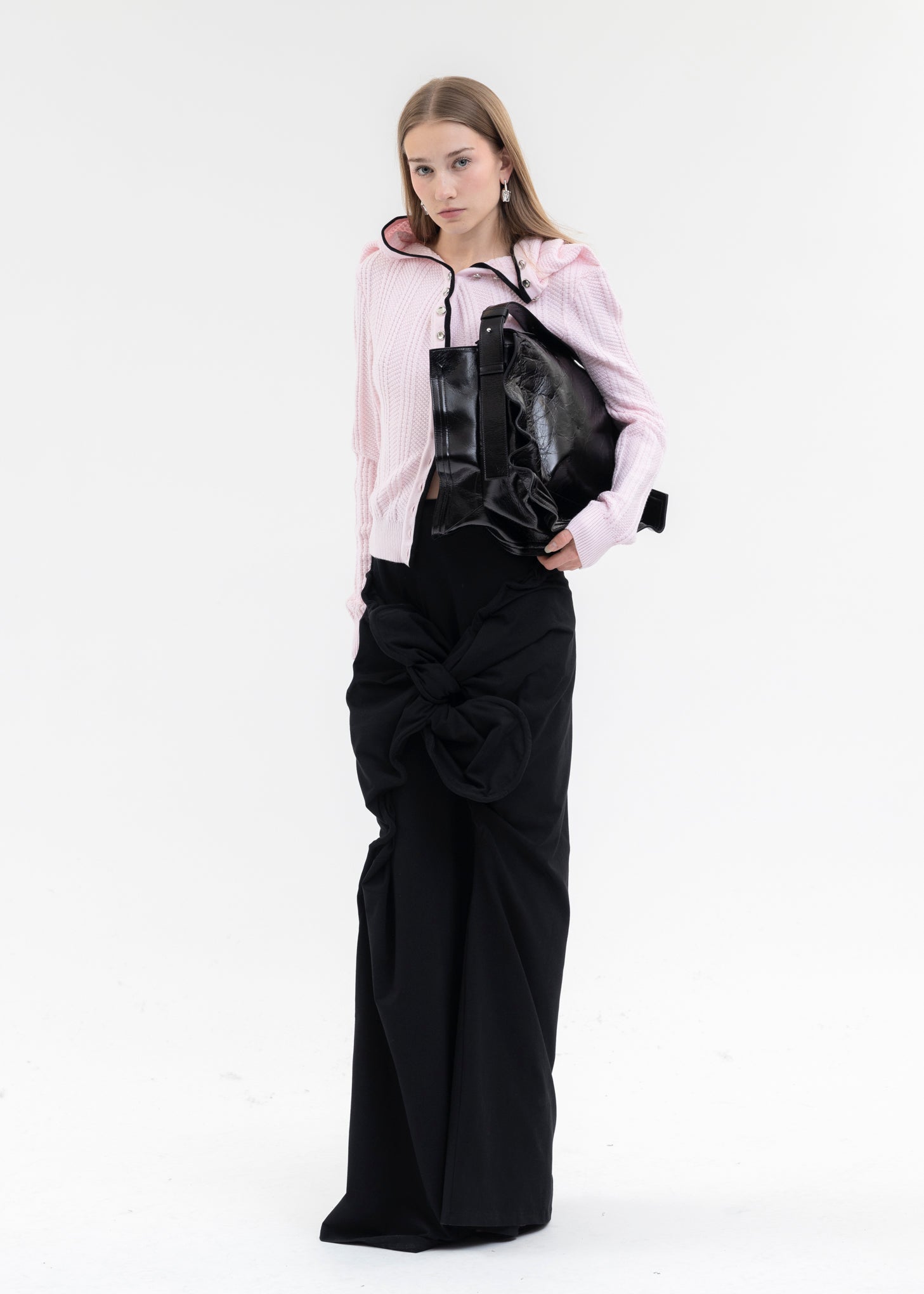 Y/project WIRE CABAS BAG - BLACK | Garmentory