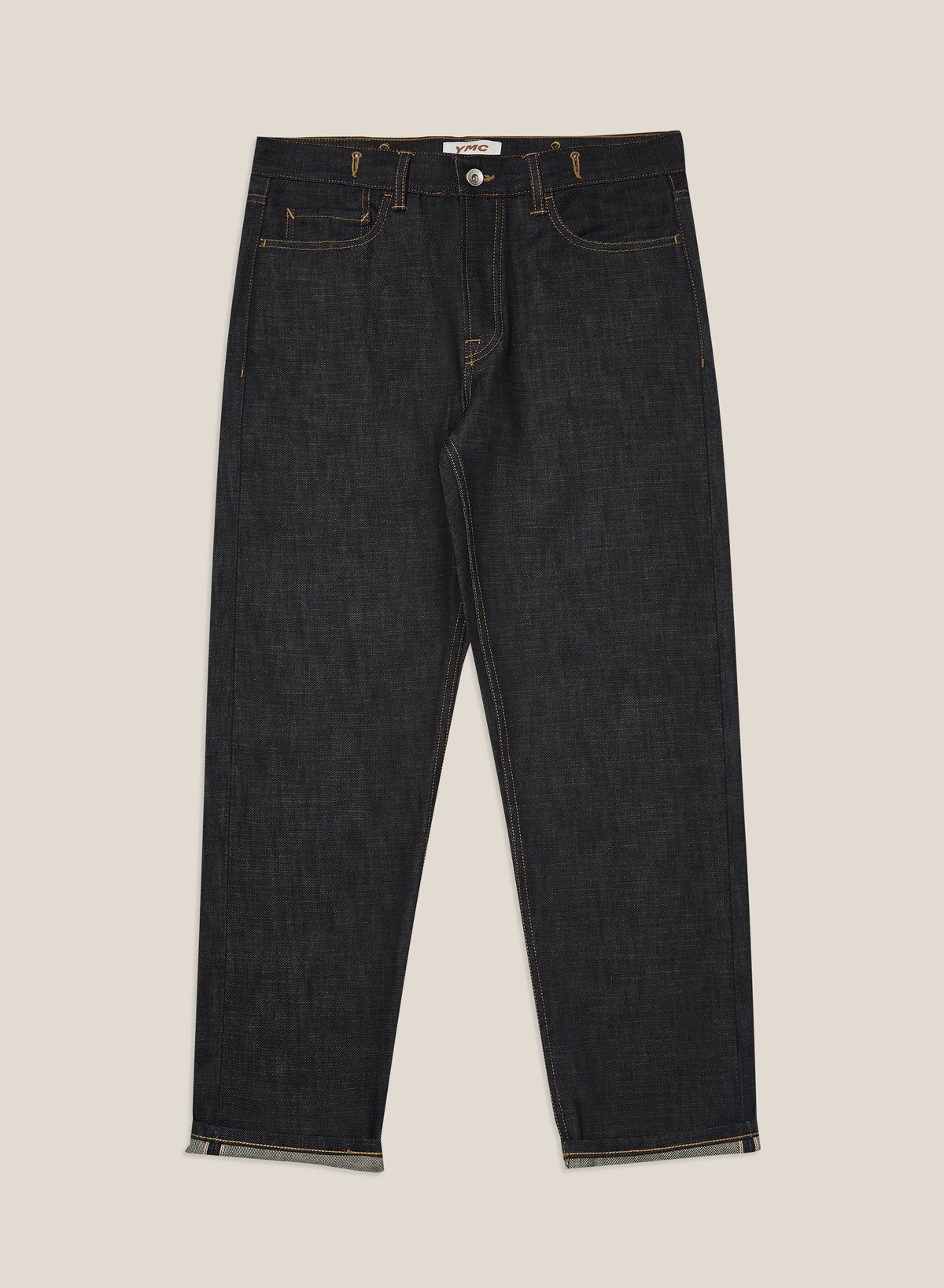 YMC Earth Tearaway Cotton Selvedge Jeans - Indigo | Garmentory