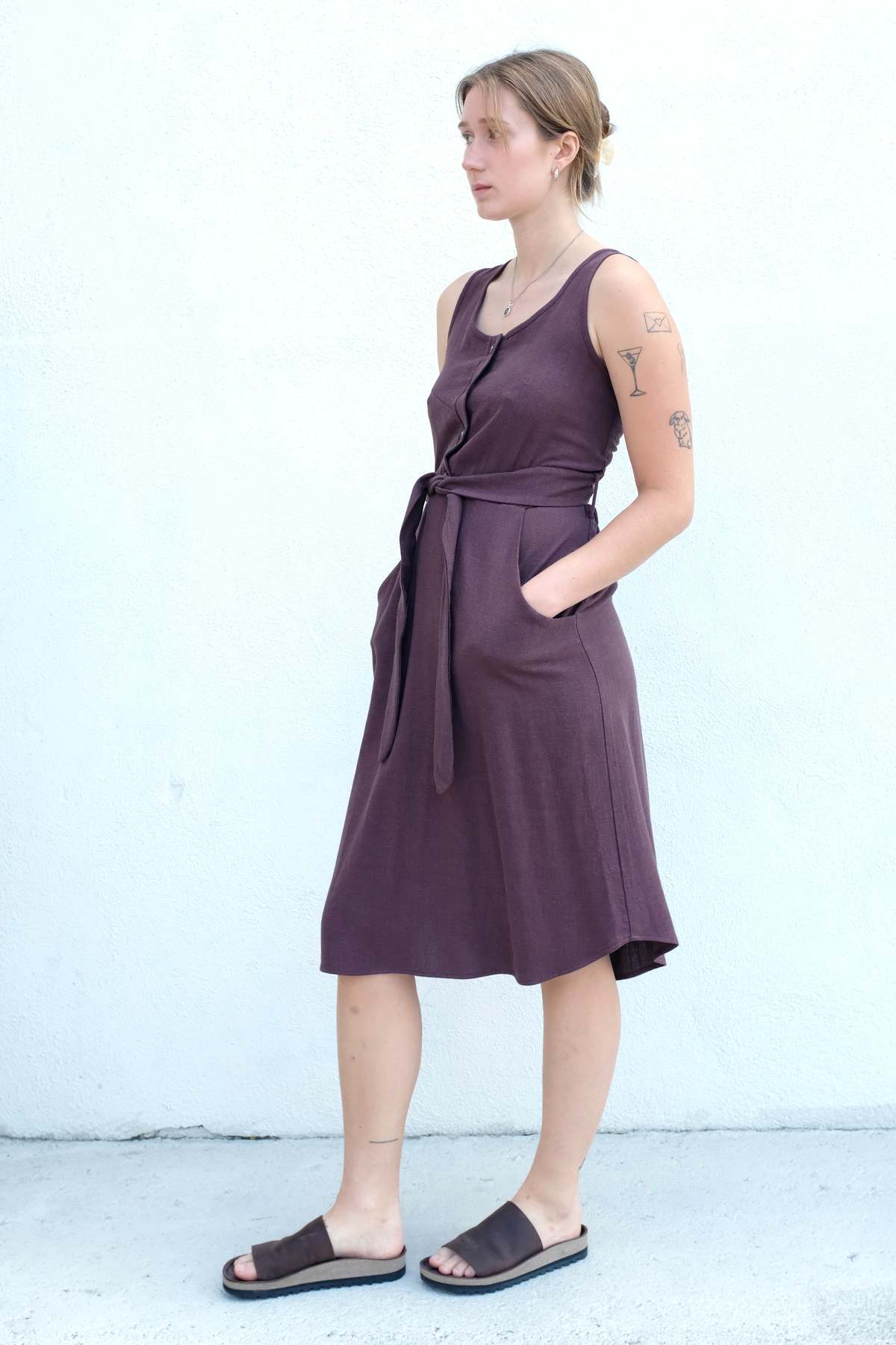 COKLUCH Coquelicot Dress - Plum | Garmentory