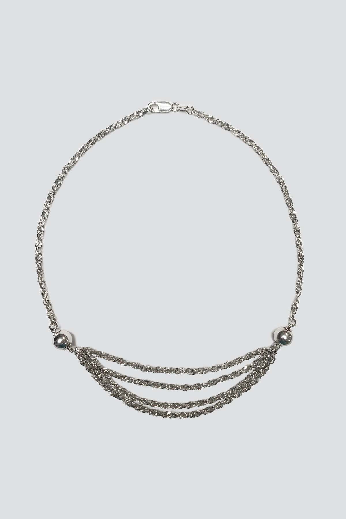 Vintage Layered Chain Necklace - Sterling Silver | Garmentory