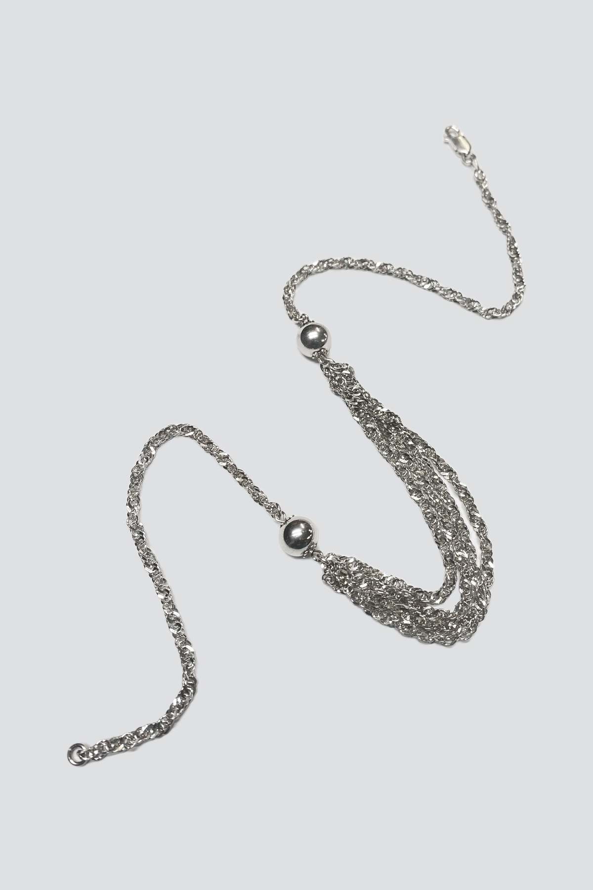 Vintage Layered Chain Necklace - Sterling Silver | Garmentory