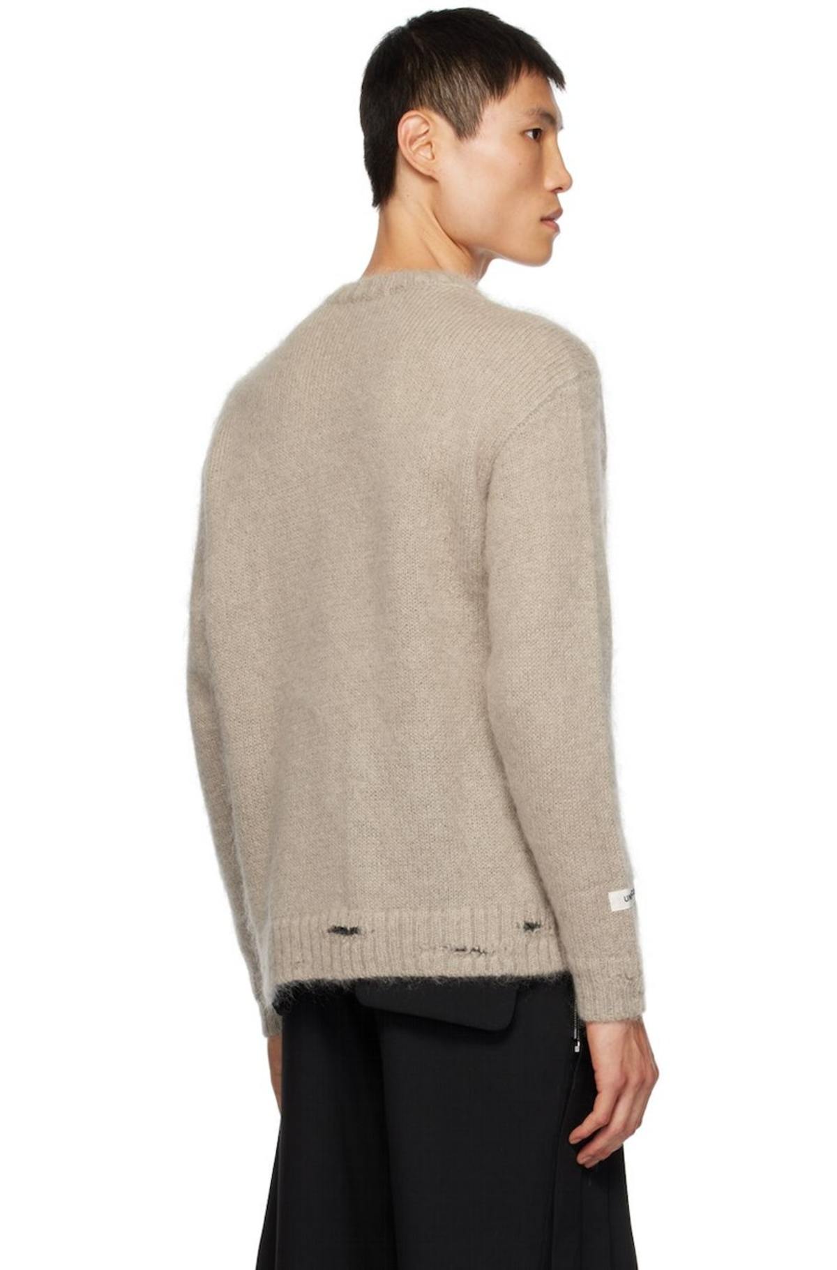 Undercover Ripped Sweater - Gray | Garmentory
