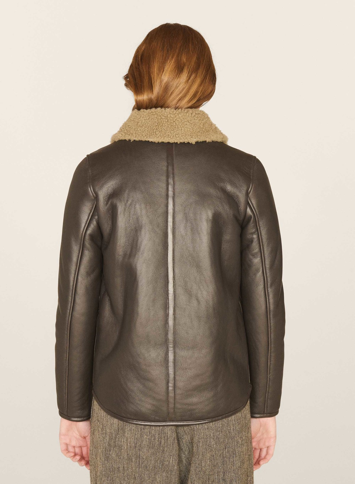 YMC Brainticket Mk2 Leather Jacket - Brown | Garmentory