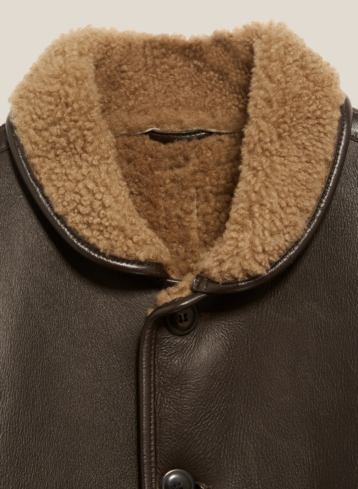 YMC Brainticket Mk1 Leather Jacket - Brown | Garmentory