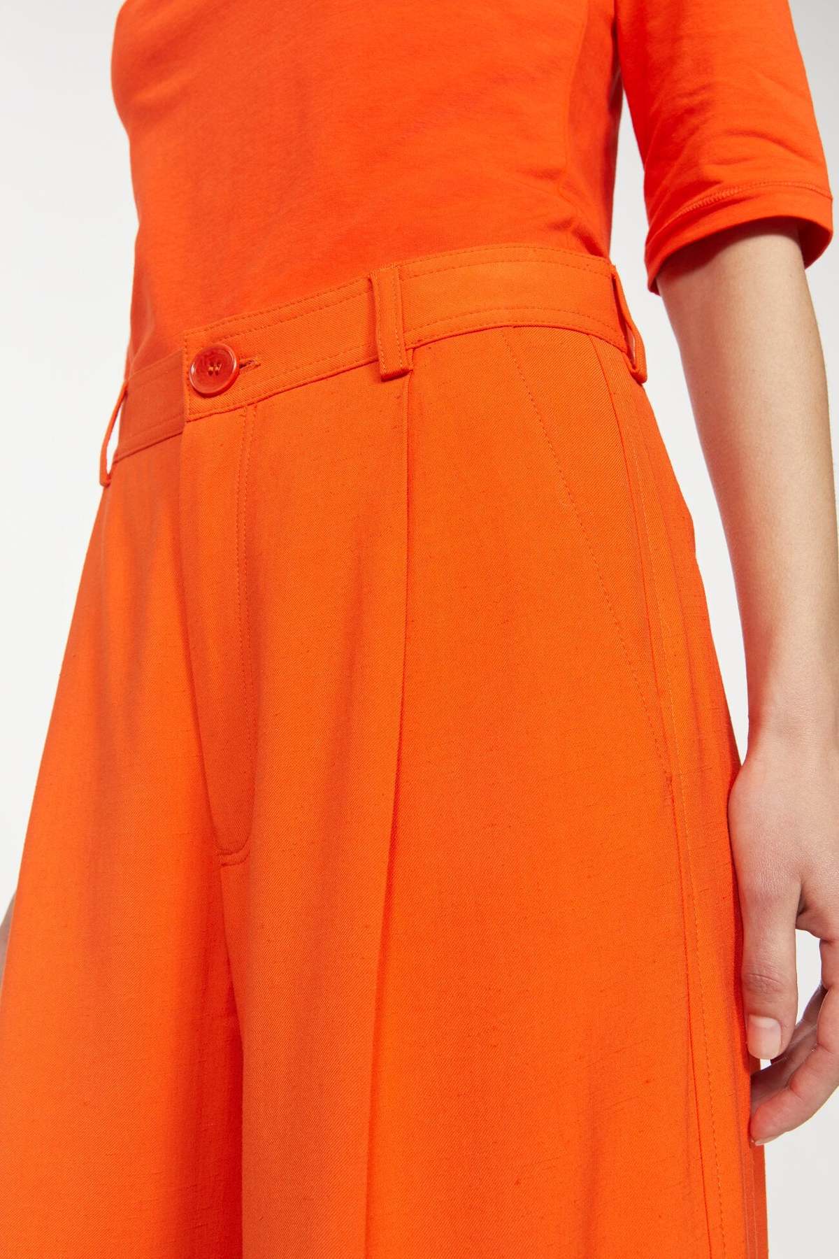 Rodebjer Addie Wide Pants - Cherry Tomato | Garmentory