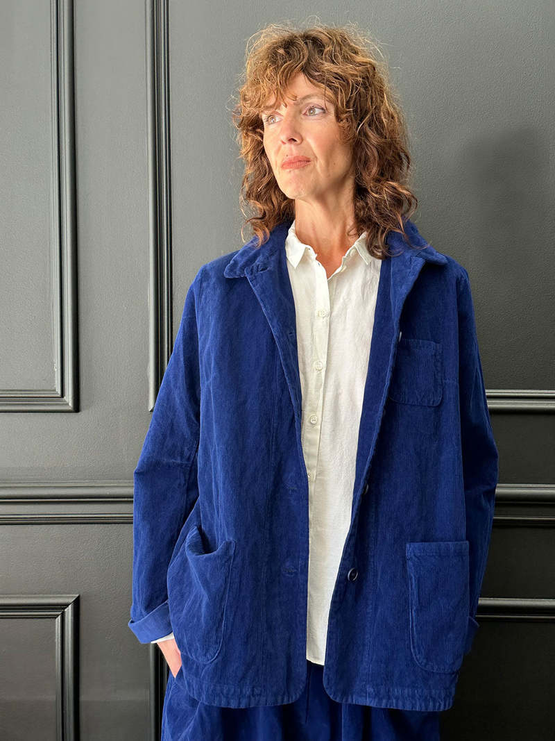 Manuelle Guibal Worker Jacket - Imperial Blue | Garmentory