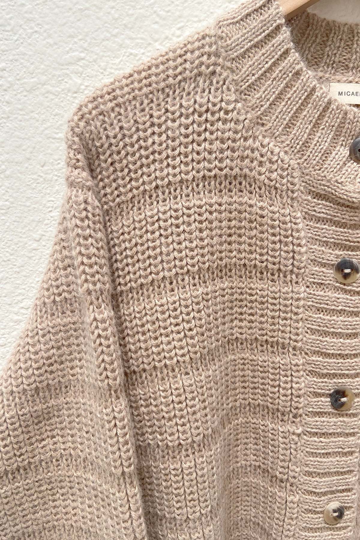 Micaela Greg Kai Cardigan - Beige | Garmentory