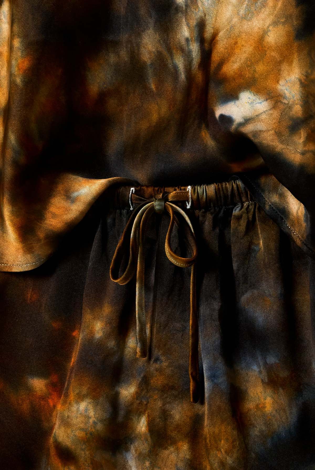 Riverside Tool & Dye Silk Short Set - Obsidian | Garmentory