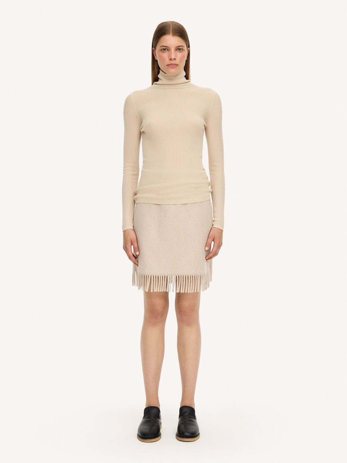 By Malene Birger Ronella Turtleneck - Wood | Garmentory