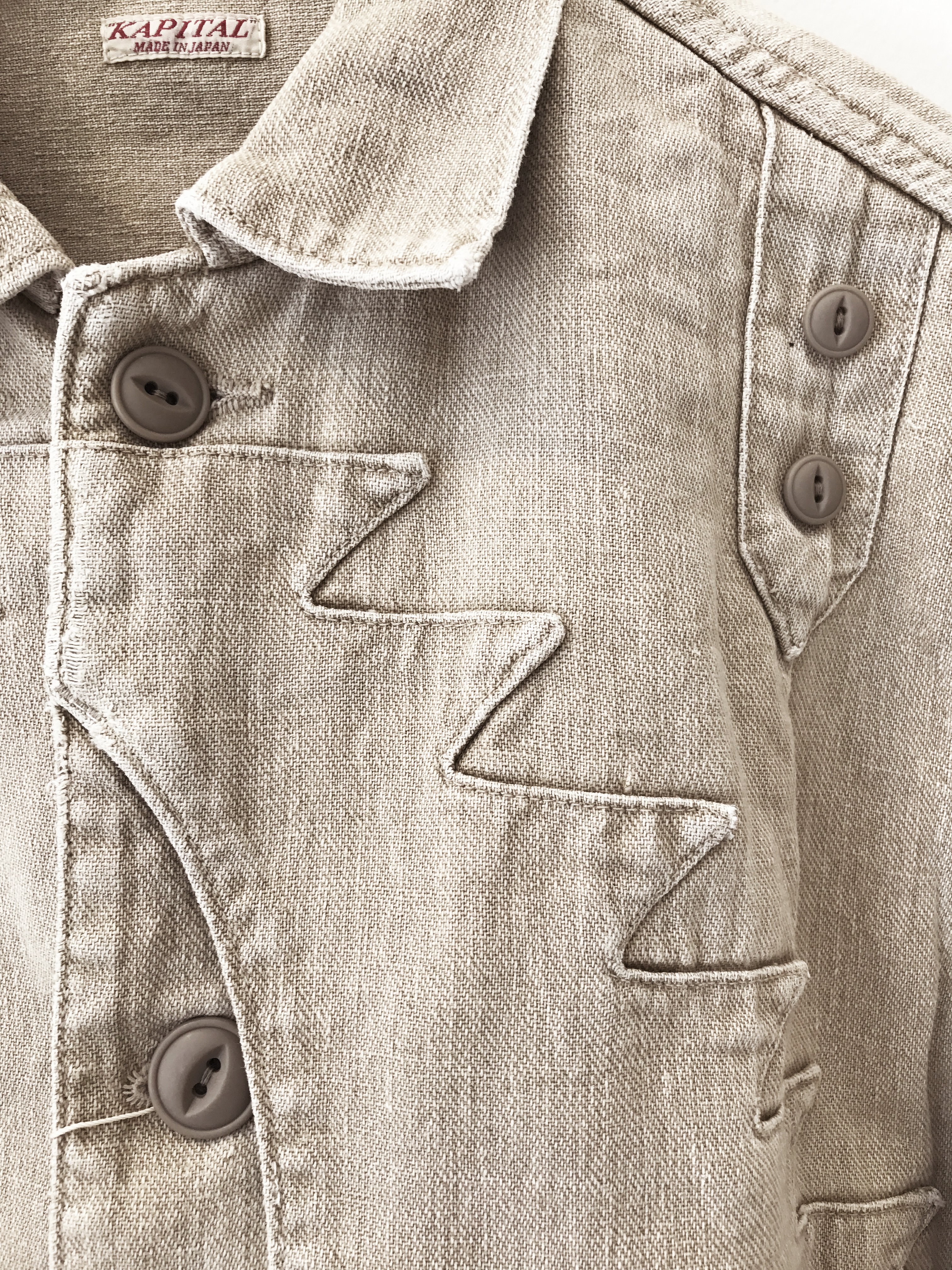 Kapital Kountry Beige Linen Santo Domingo Jacket | Garmentory