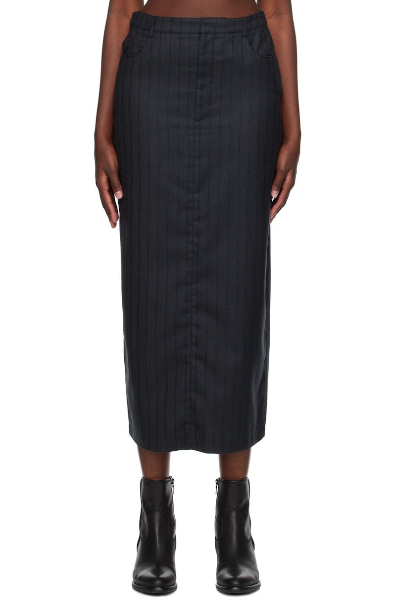 Loulou Studio Vato Maxi Skirt - Black | Garmentory
