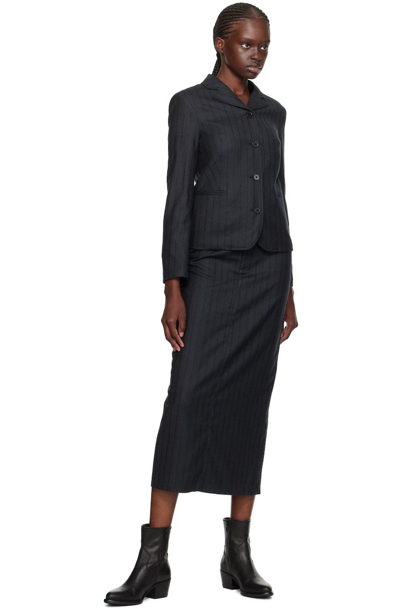 Loulou Studio Vato Maxi Skirt - Black | Garmentory