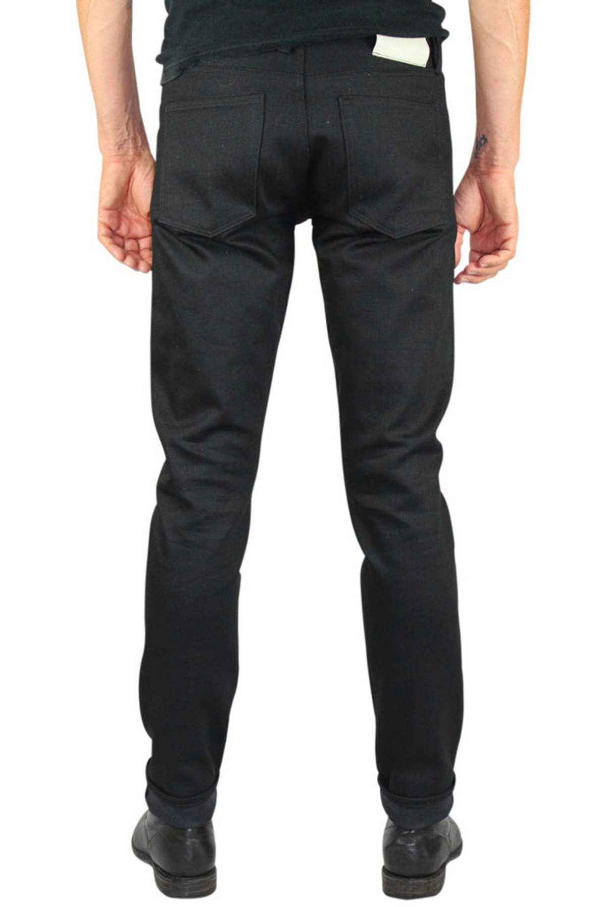 KATO PEN SLIM 14OZ SELVEDGE - RAW BLK | Garmentory