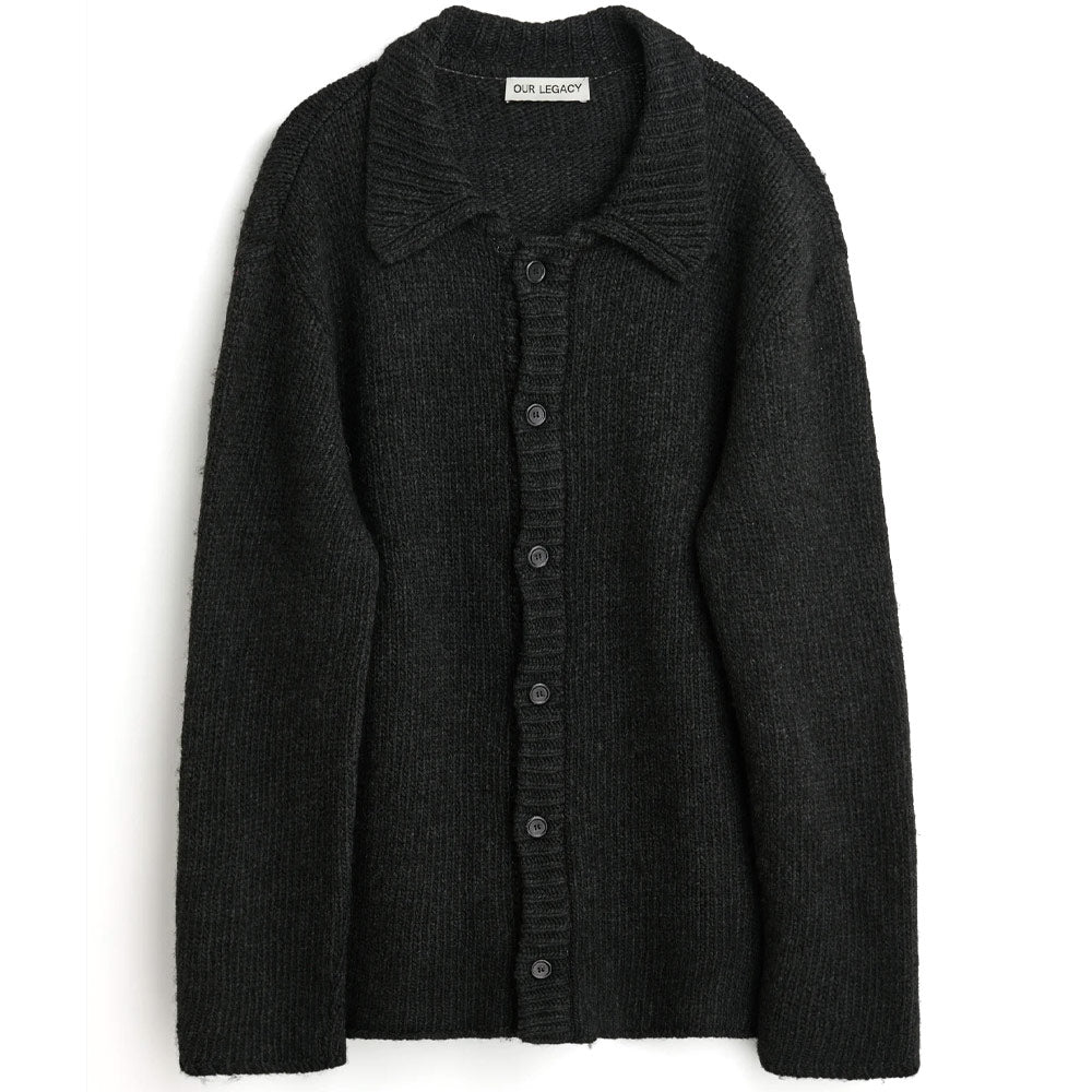 Our Legacy Big Cardigan - Shadow Black | Garmentory