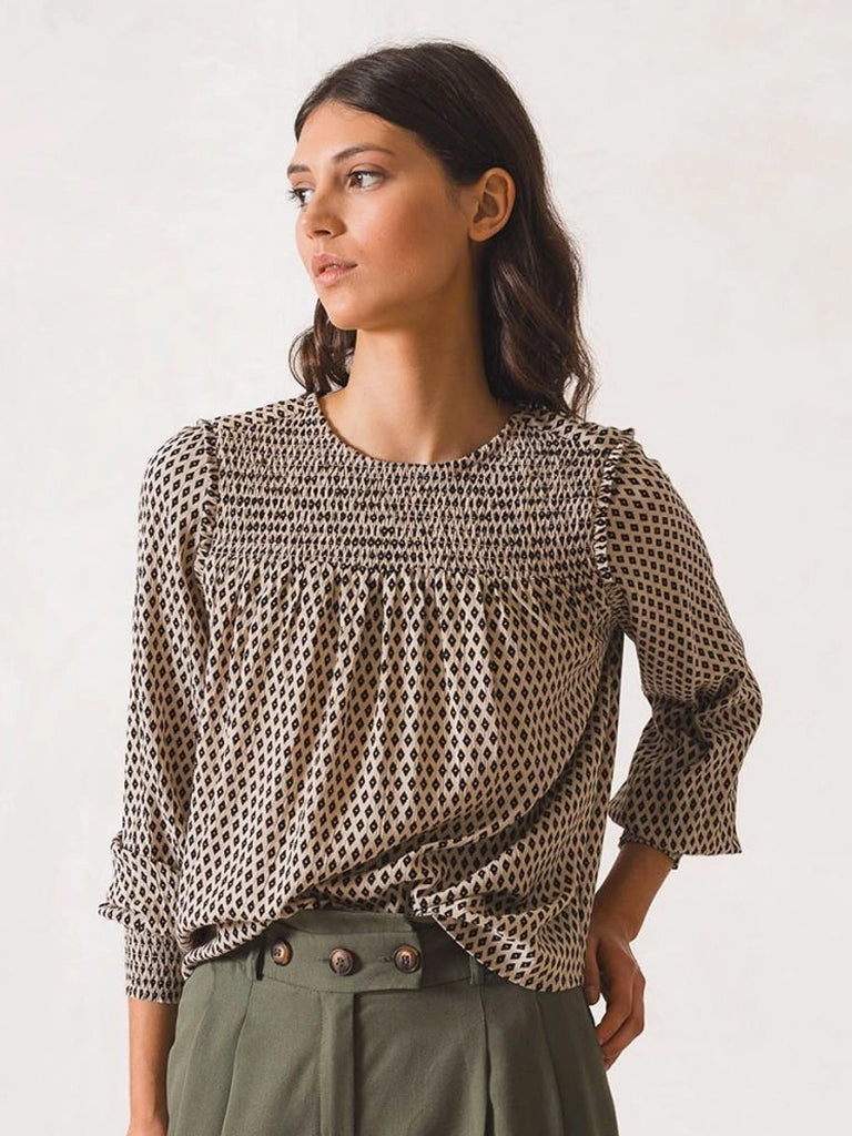 Indi & Cold Julia Blouse - Piedra | Garmentory