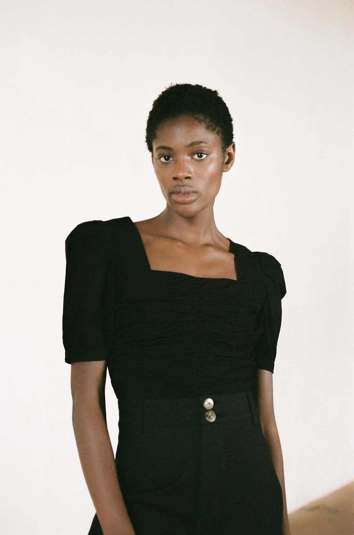 Maria Stanley Caroline Organic Top 2.0 - Noir | Garmentory