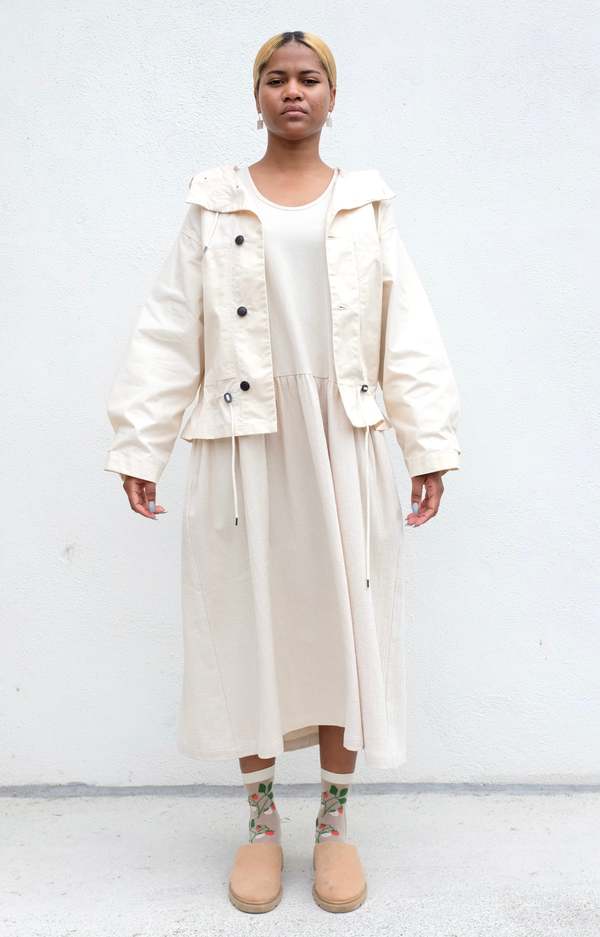 Girls of Dust Nuclear Rain Jacket - Natural | Garmentory