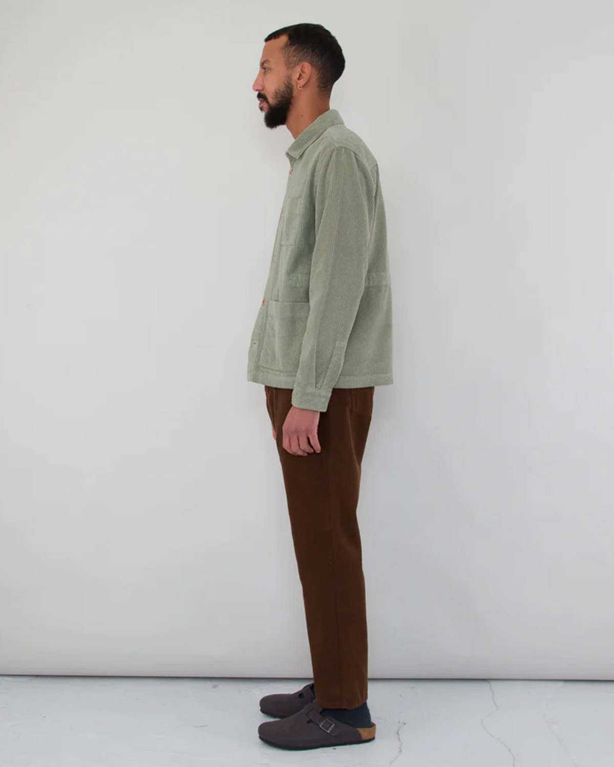 FOLK Assembly Jacket - Olive Chunky Cord | Garmentory