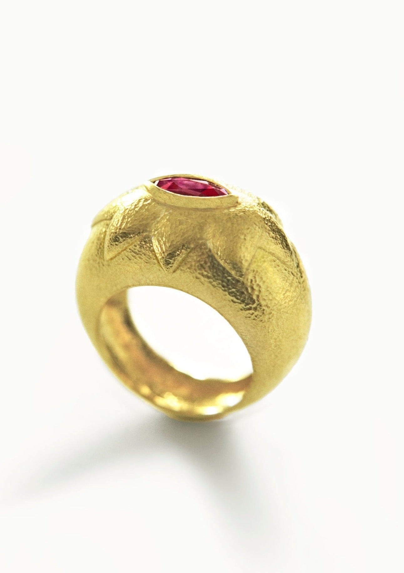 22k Gold Ruby Ring