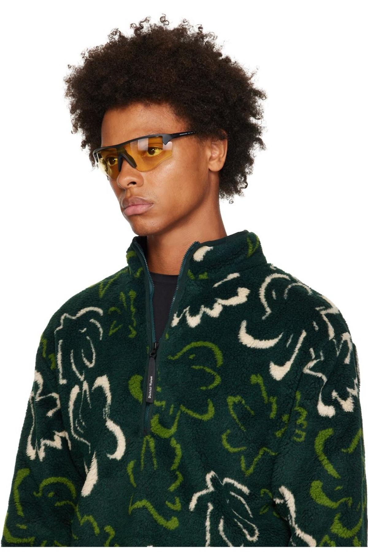 District Vision Black Junya Racer Sunglasses | Garmentory