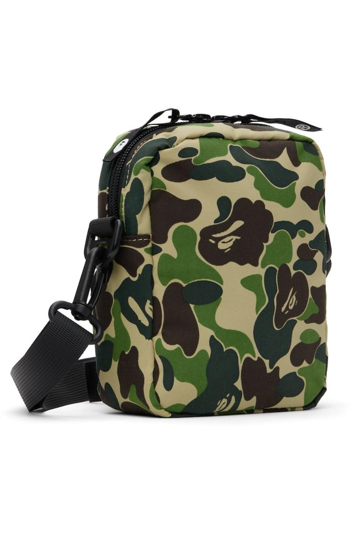 BAPE Green Mini ABC Camo Shark Bag | Garmentory