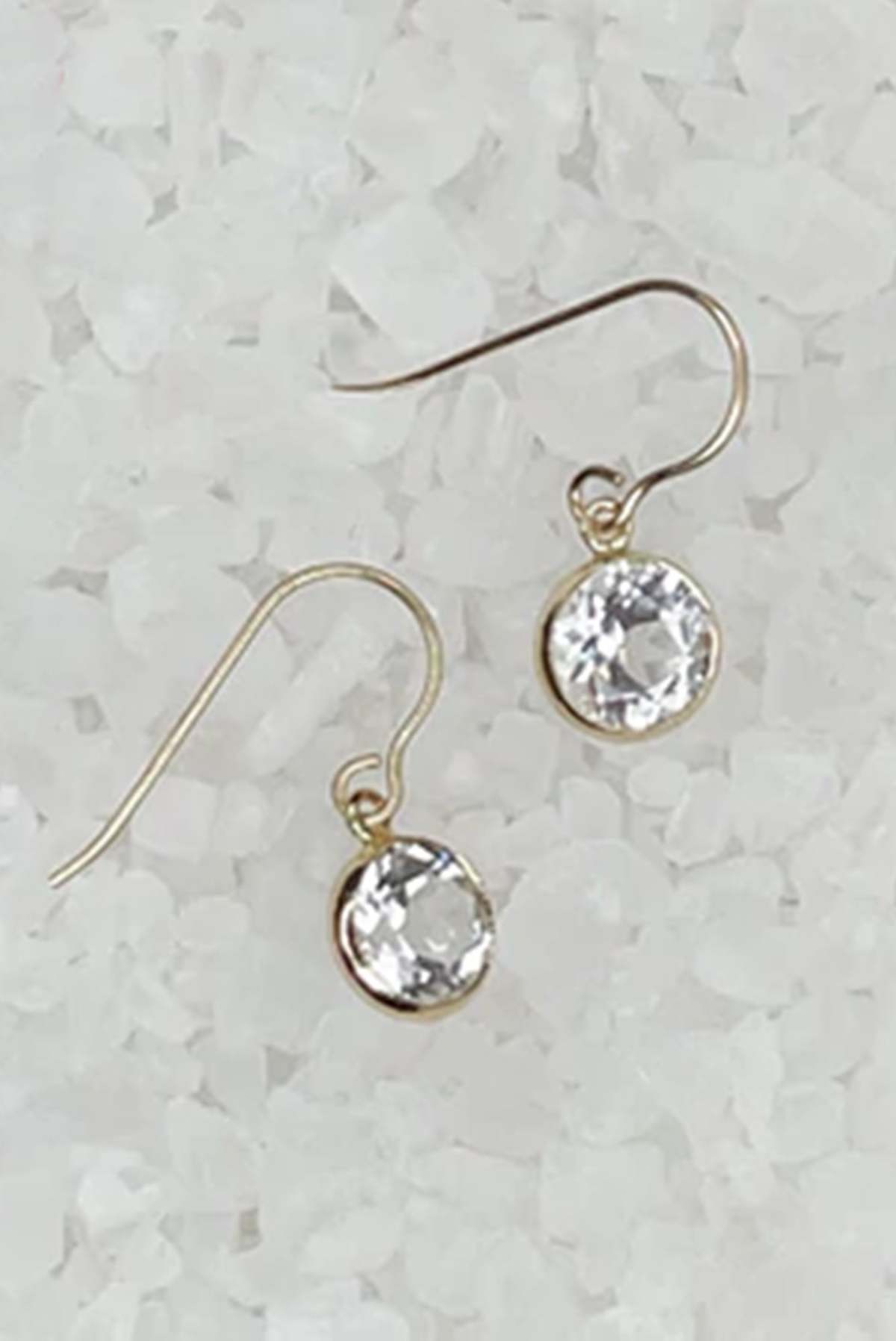 Leandra Hill Topaz Drops - 14kt/Gold White | Garmentory
