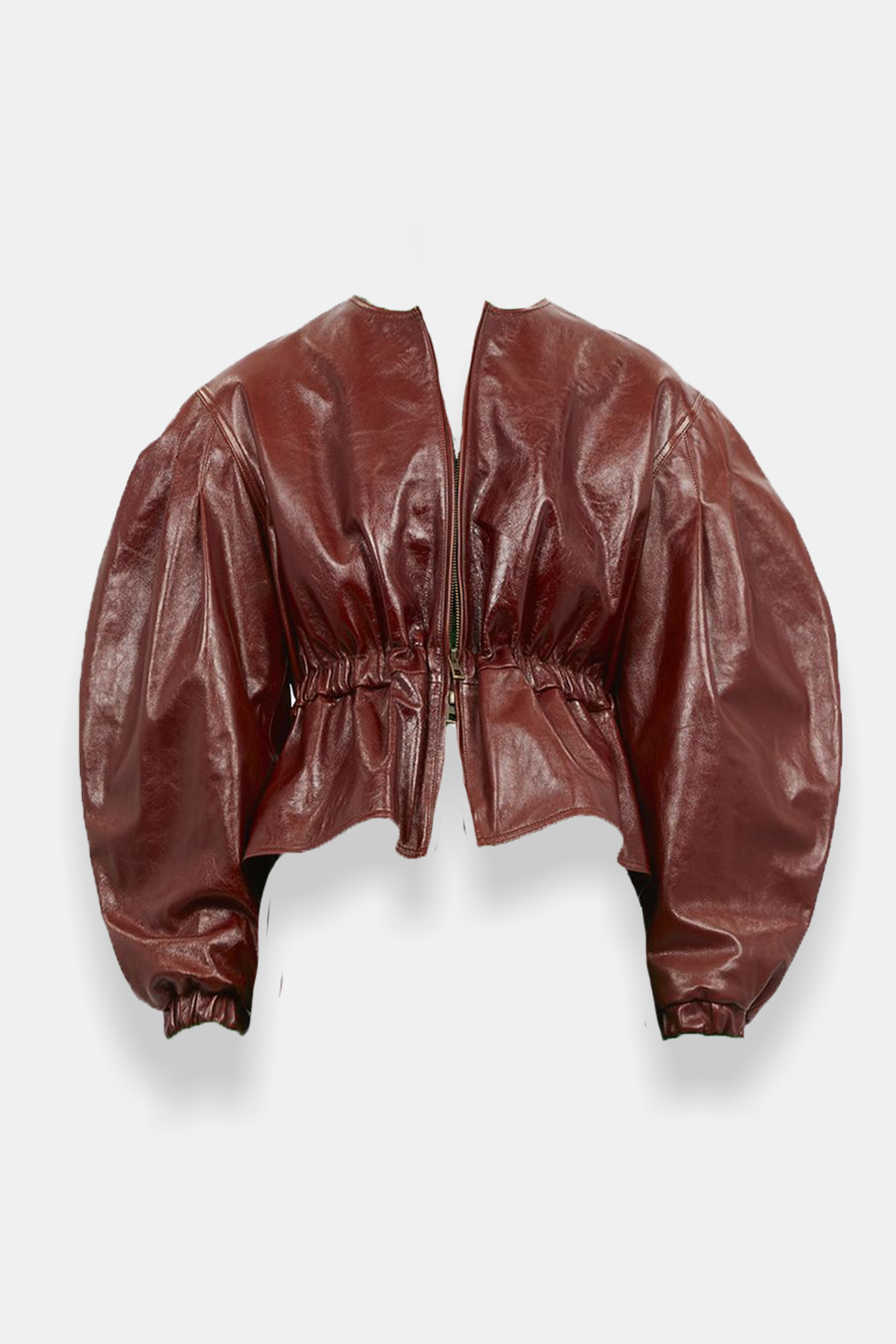 Ulla Johnson Briar Leather Jacket - Mahogany | Garmentory