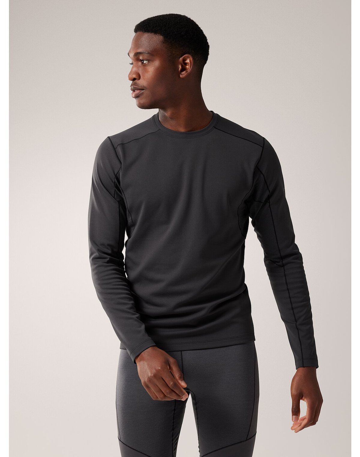 Arc'teryx Rho Hybrid Crew Neck - Graphite | Garmentory