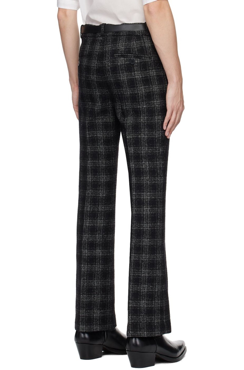 Ernest W. Baker Black & White Check Trousers - Black/White/Check ...