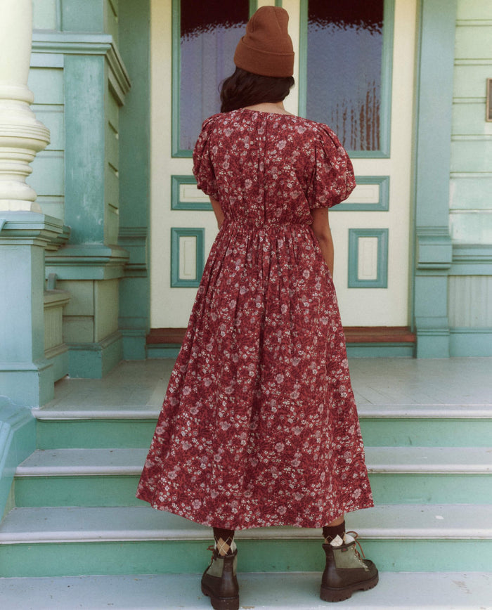 The Great. The Gallery Dress - Spice Mesa Floral | Garmentory