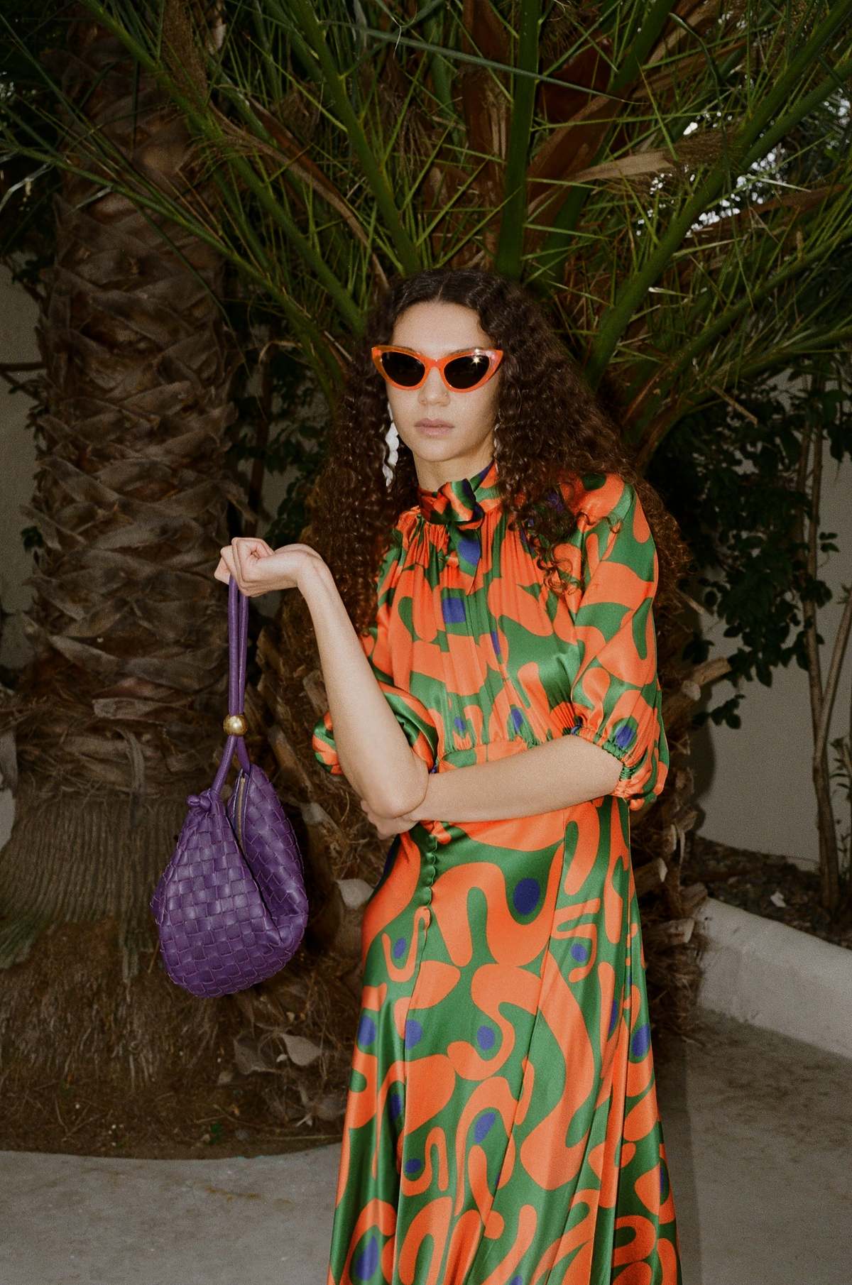 Selva / Negra Edith Silk Dress - Mondo Graffiti | Garmentory